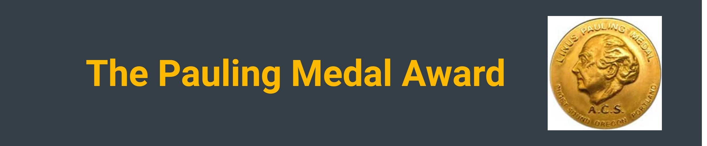 Joseph S. Francisco to be Awarded the 2025 Linus Pauling Medal at the ...